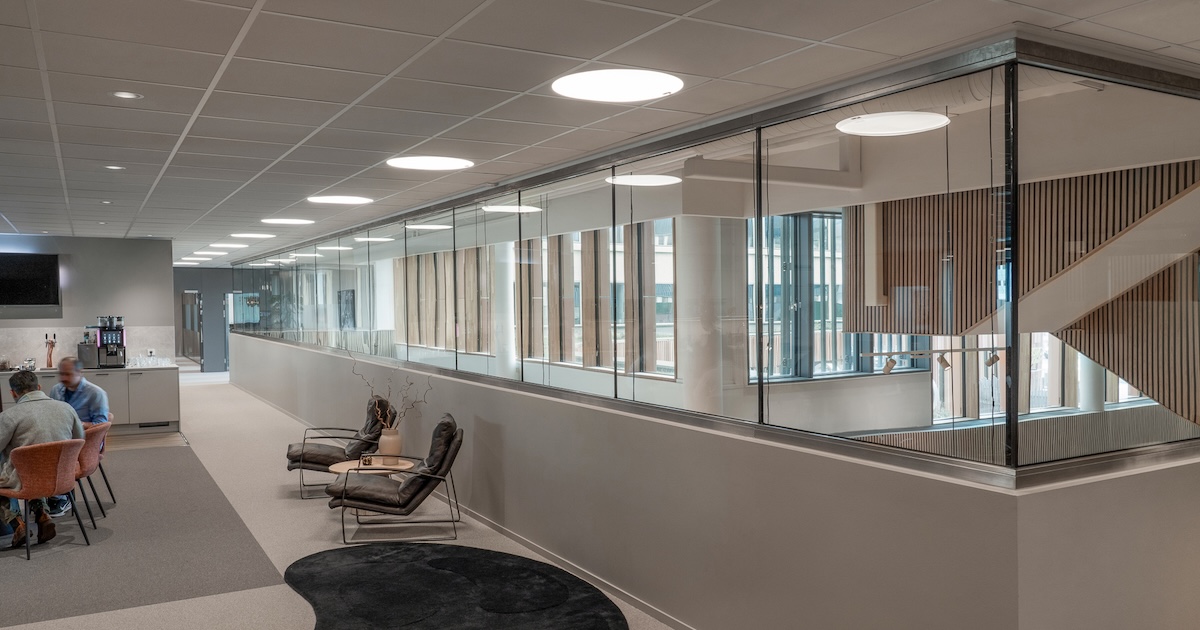 Reduce visual noise - Indoor recessed lighting - Fagerhult