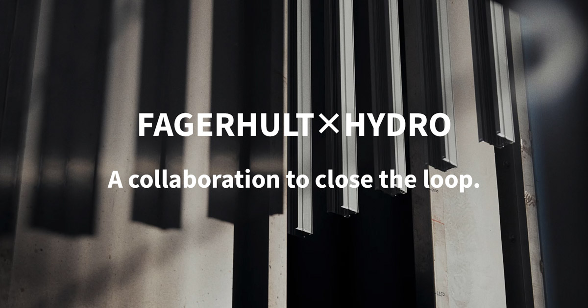 Fagerhult Hydro - A collaboration to close the loop - Fagerhult
