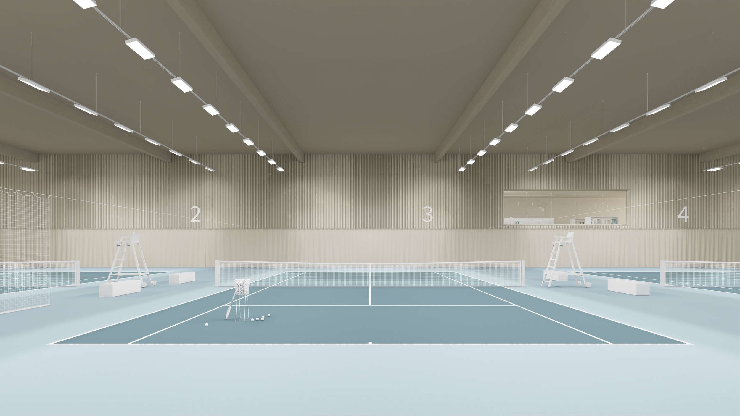 Salle de tennis - Fagerhult (France)