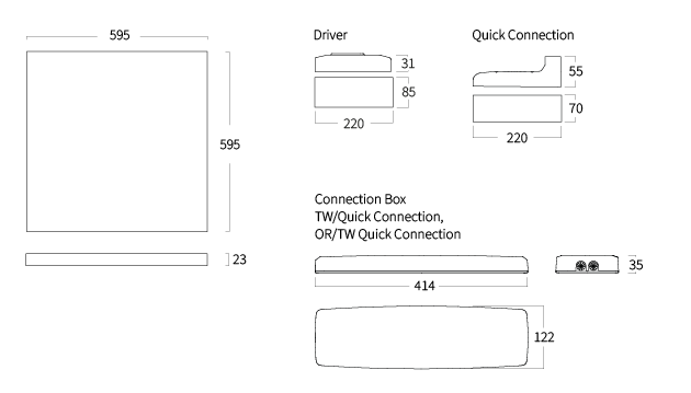 23595 Multilume Slim Delta - Fagerhult