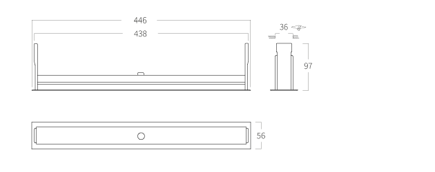 16087-20458 Notor 36 recessed Beta Opti Nano - Fagerhult